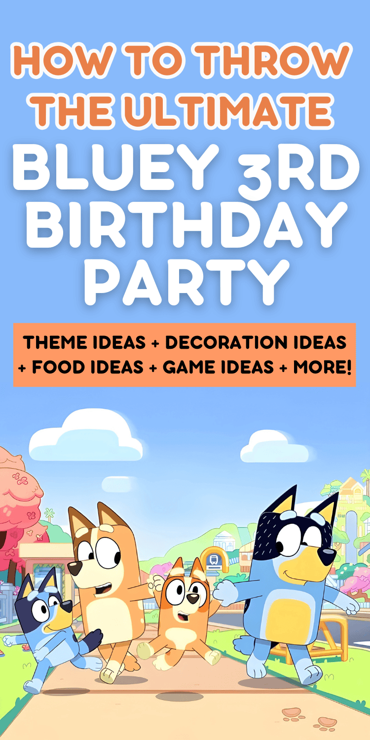 Bluey 3rd Birthday Party Ideas That Will Wow Your Little Pup! | Bump To ...