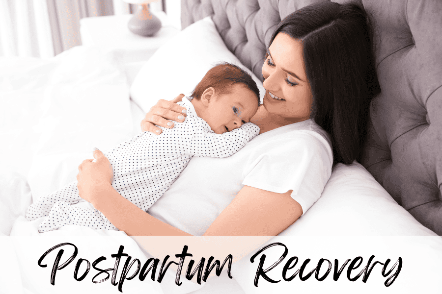 What's Actually On My Nightstand During Postpartum Recovery (and Why It Matters) | Bump To Busy Mama